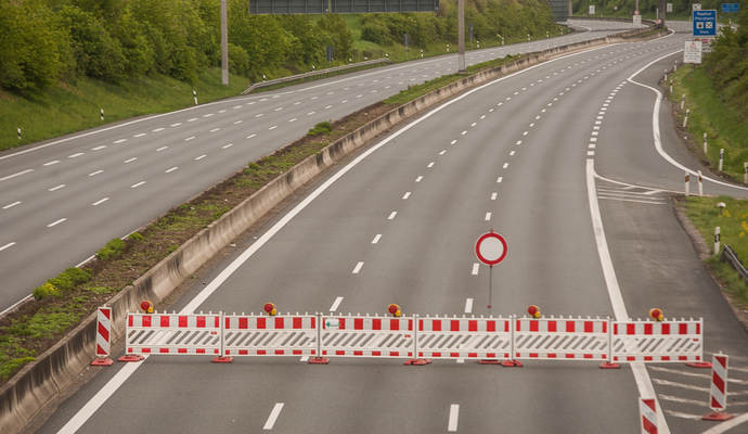 A8 Sperrung Pforzheim